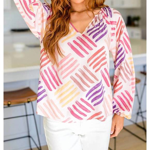 ANDREE BY UNIT | Tops | New Andree By Unit Stamp Of Happiness Top In ...